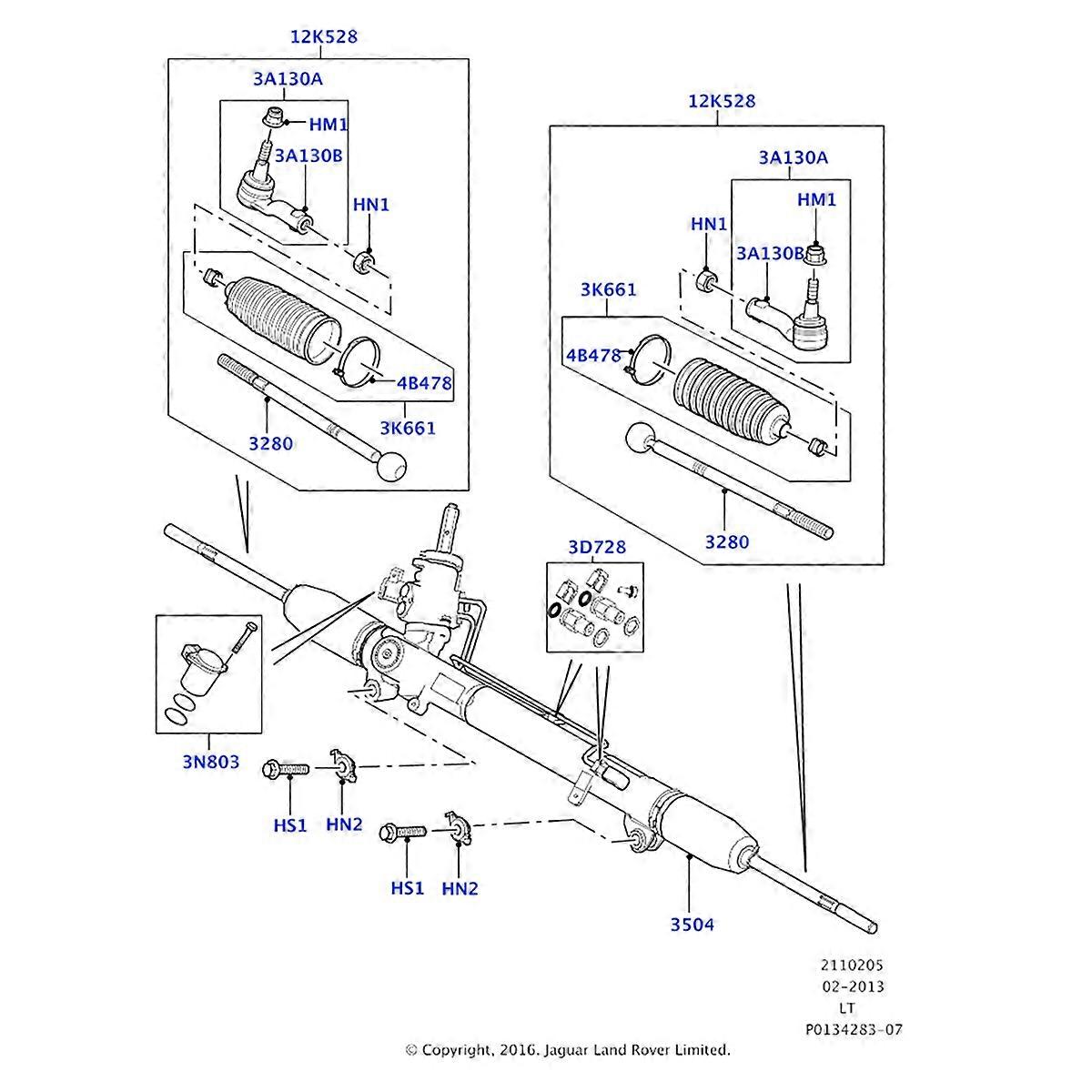 QFK500030 Car Steering Tie Rod End for Range Sport 2005-2013 QFK500030D ...