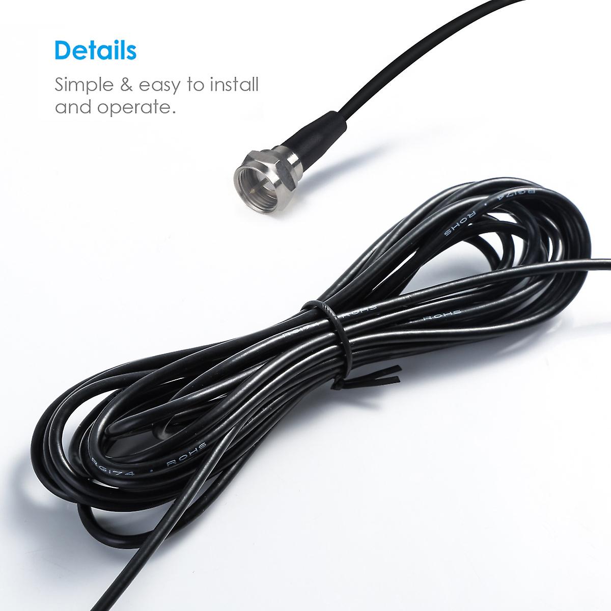 Radio Aerial For Hifi System Indoor, Ancable Fm Indoor Radio Antenna ...