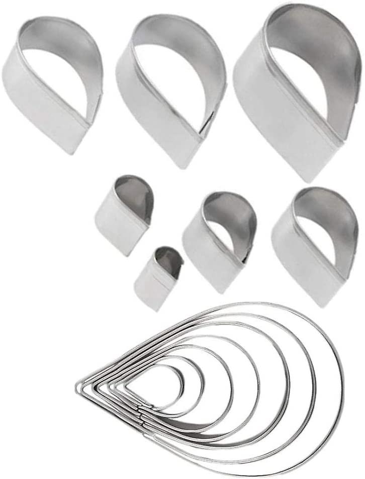 7 Pieces Cookie Cutter Drip Cutter Biscuit Fondant Shape Cake Cookie ...