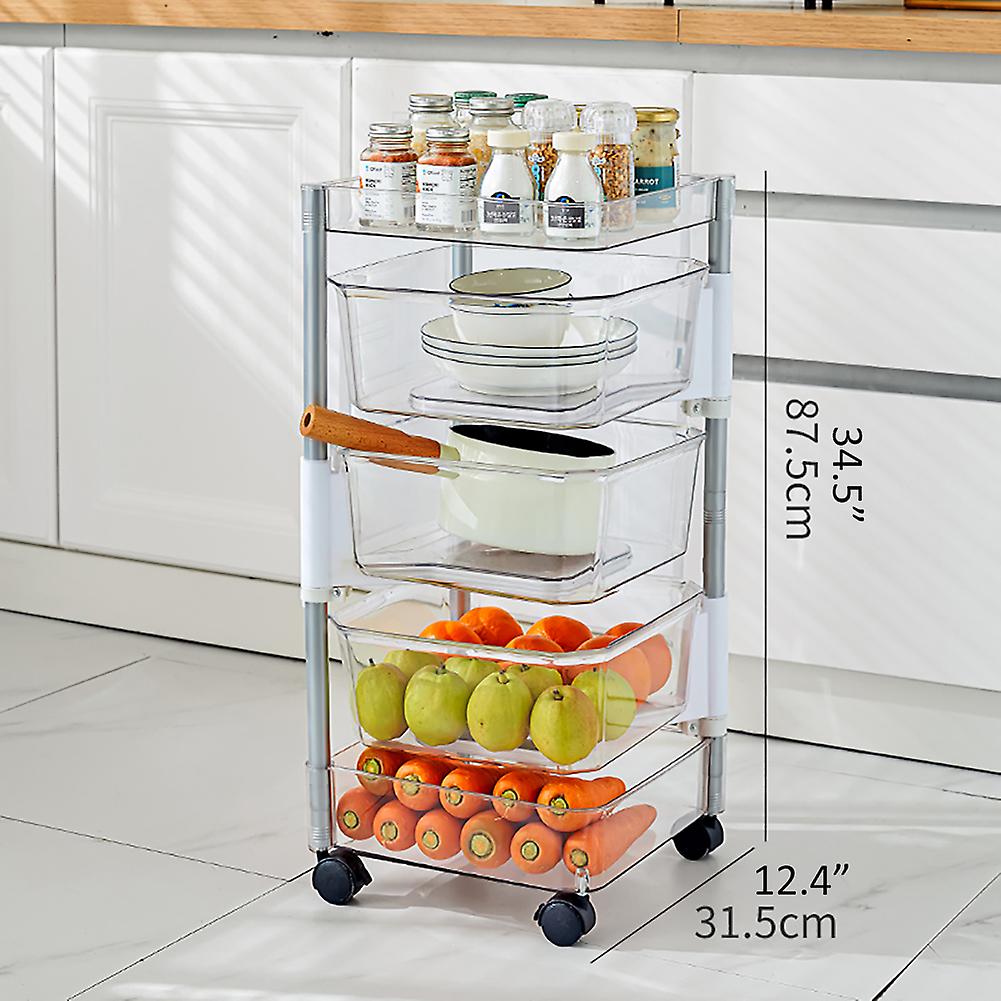 OnDisplay Multi-Tier Rotating Swivel Bin Storage Basket Tower - Kitchen ...