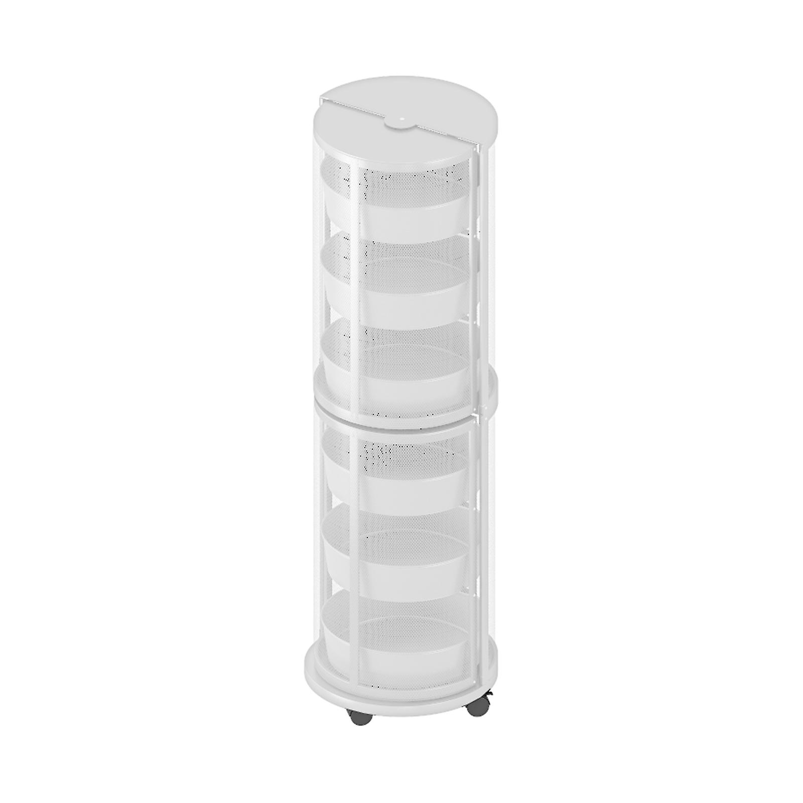 360 Degrees Rotating Movable Storage Shelf, Large Capacity Steel Rack ...