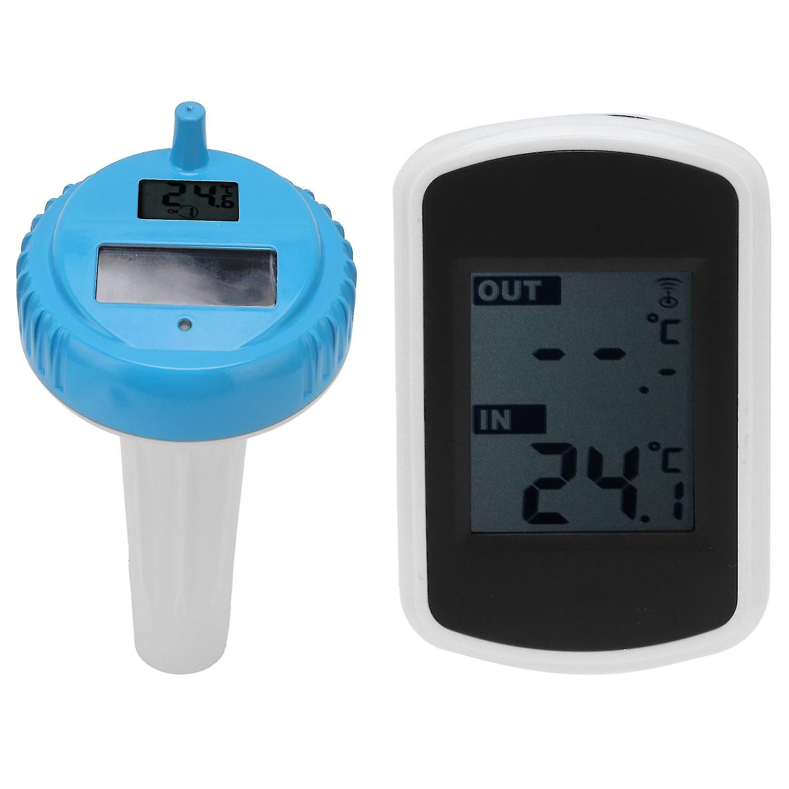 Floating Solar Wireless Thermometer Waterproof Swimming Pool Water ...