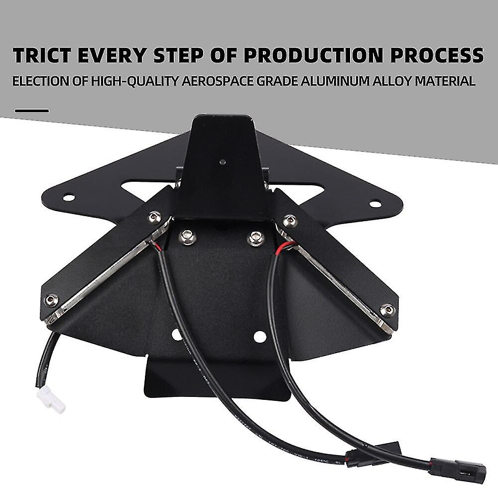 Motorcycle Rear License Plate Bracket Tail Brake Turn Signals ...