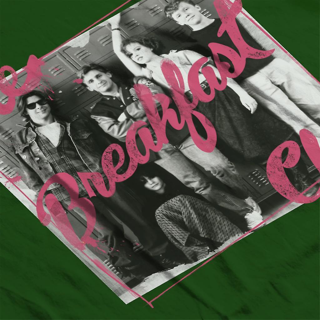 The Breakfast Club Pink Text Characters At Lockers Women's Hooded ...