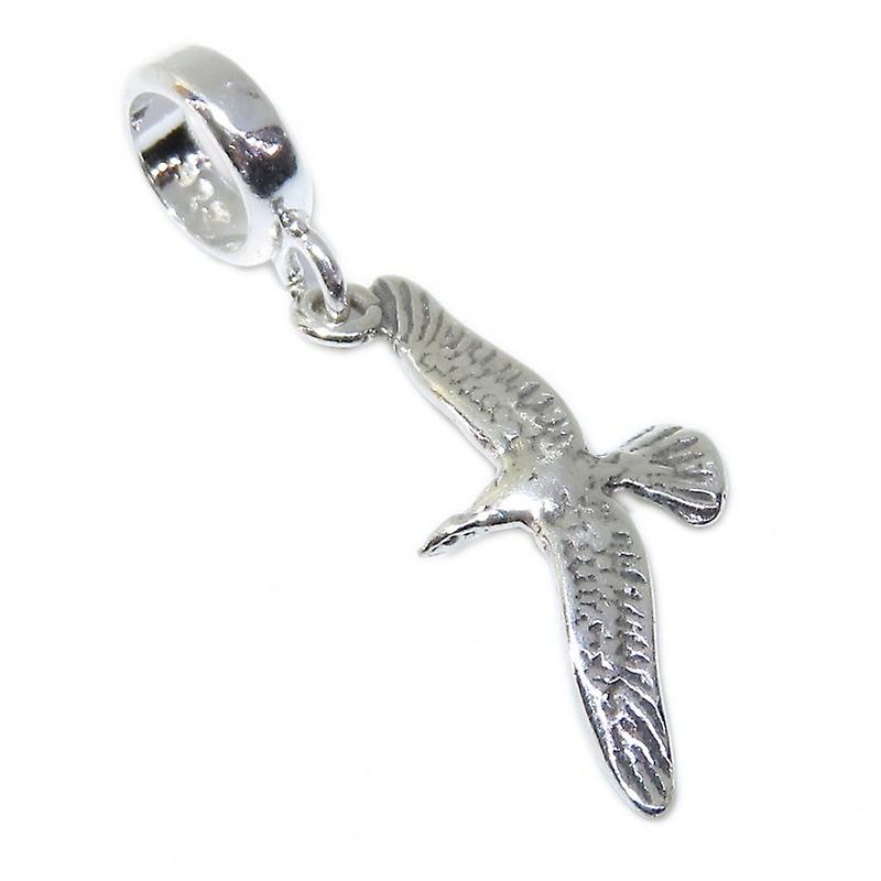 Seagull Sterling Silver Bead Charm .925 X 1 Sea Gull Bird And Gulls ...