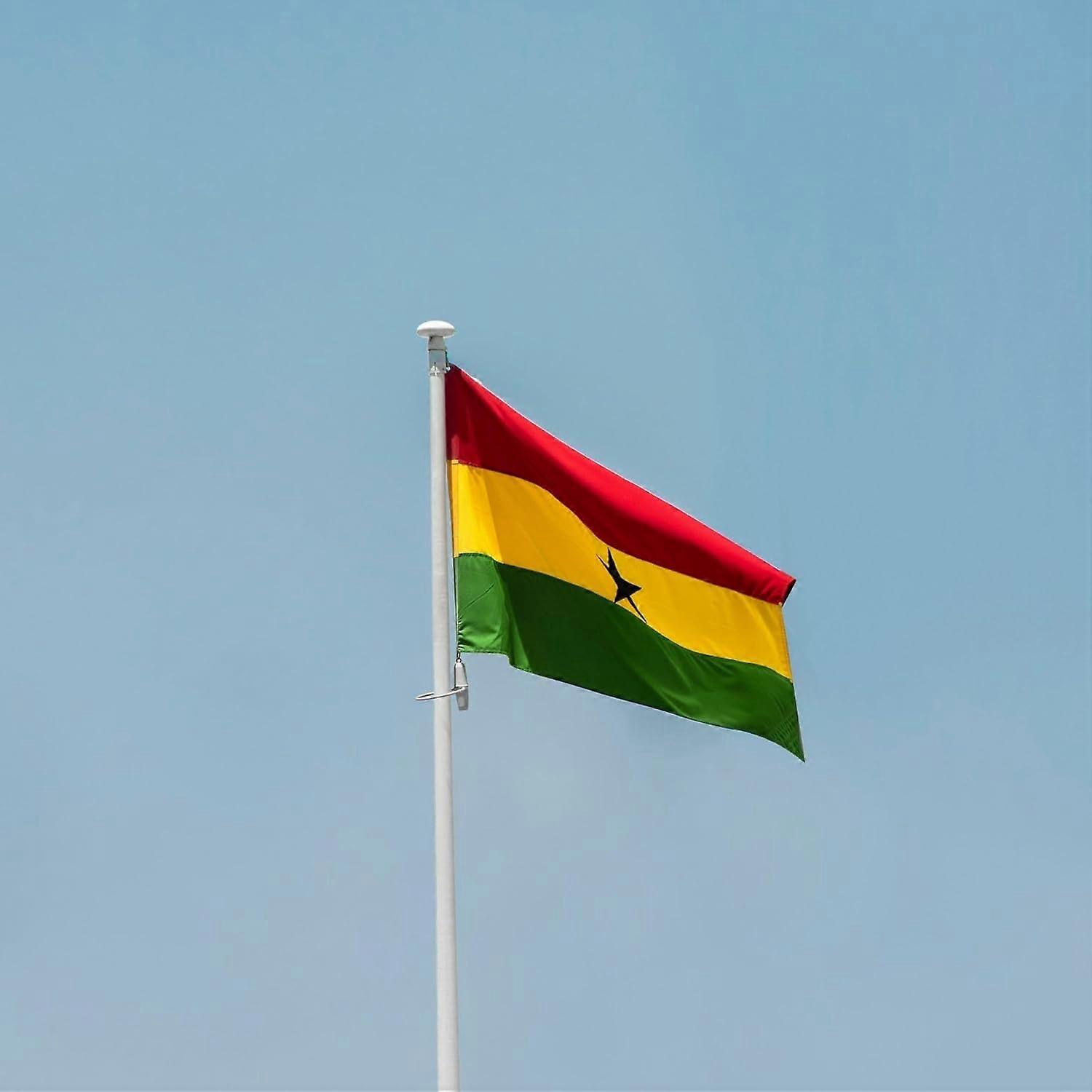 Ghana Flag,Eyelet In Every Corner, Ghanian Flag, Republic Of Ghana ...