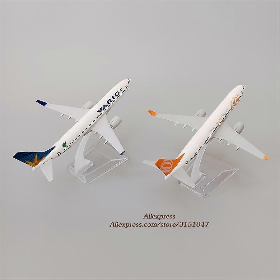 16cm Air Brazil VARIG B737 GOL Boeing B737 Airlines 1:400 Scale Deicast ...
