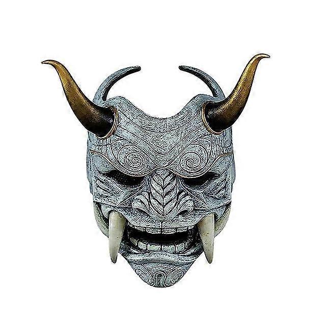 Prajna Mask Adult Unisex Halloween Face Masks Japanese Hannya Demon Oni ...