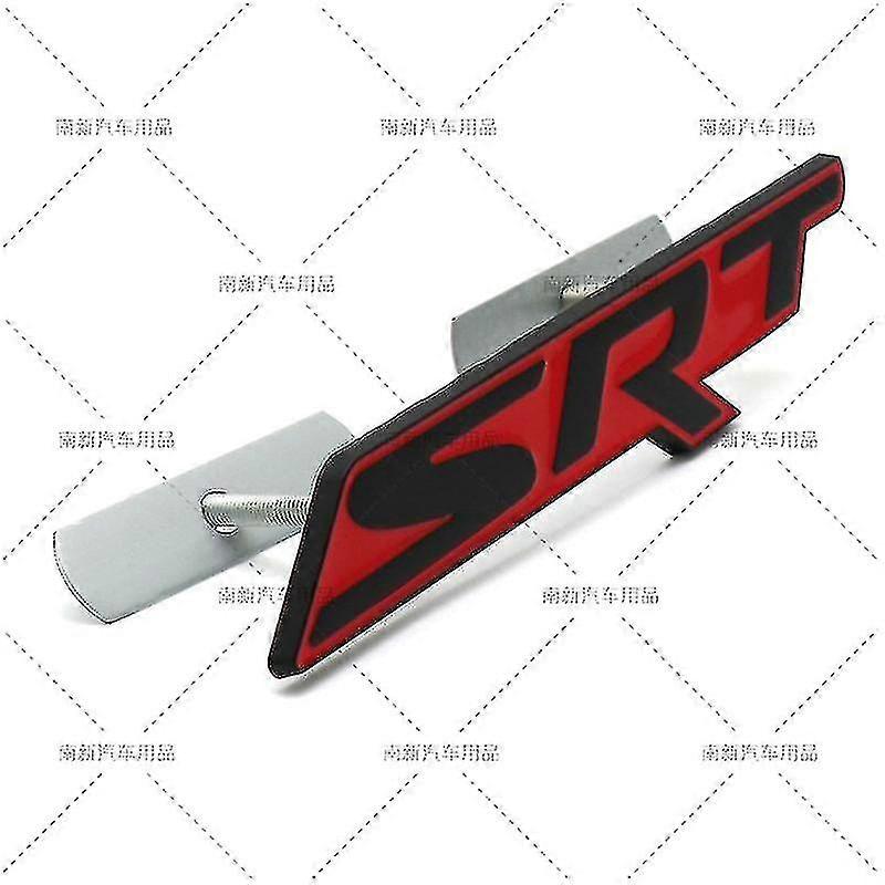 3d Srt Grill Emblem Car Stickers Grille Badge Logo Decal Car Styling ...