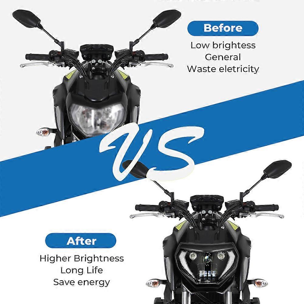 Headlight MT 07 Motorcycle Headlight DRL LED Lamp Waterproof For Yamaha ...