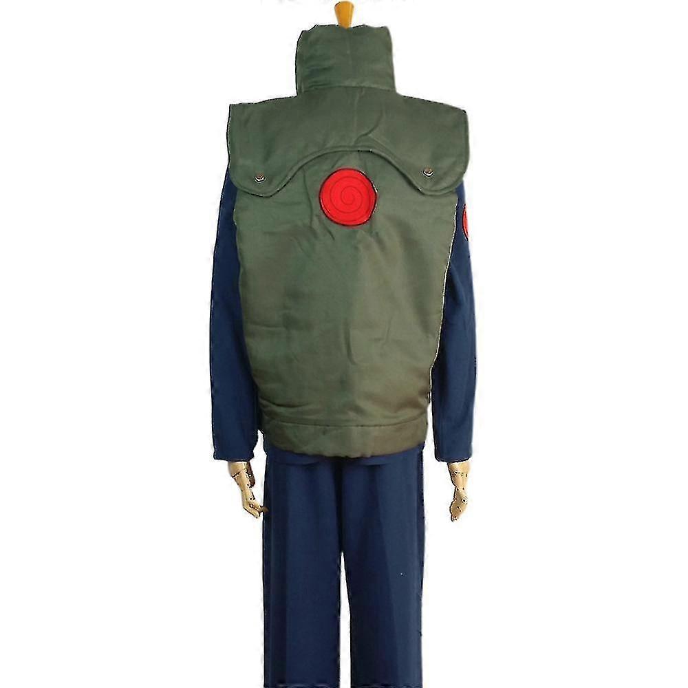 halloweenNaruto Anime Hatake Kakashi Cosplay Party Costume Vest Jacket ...