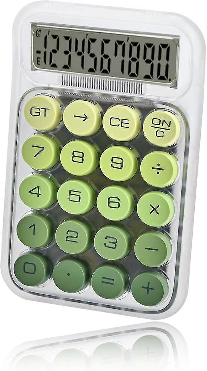 Desktop Calculators, Gradient Color Mechanical Large LCD Calculator ...