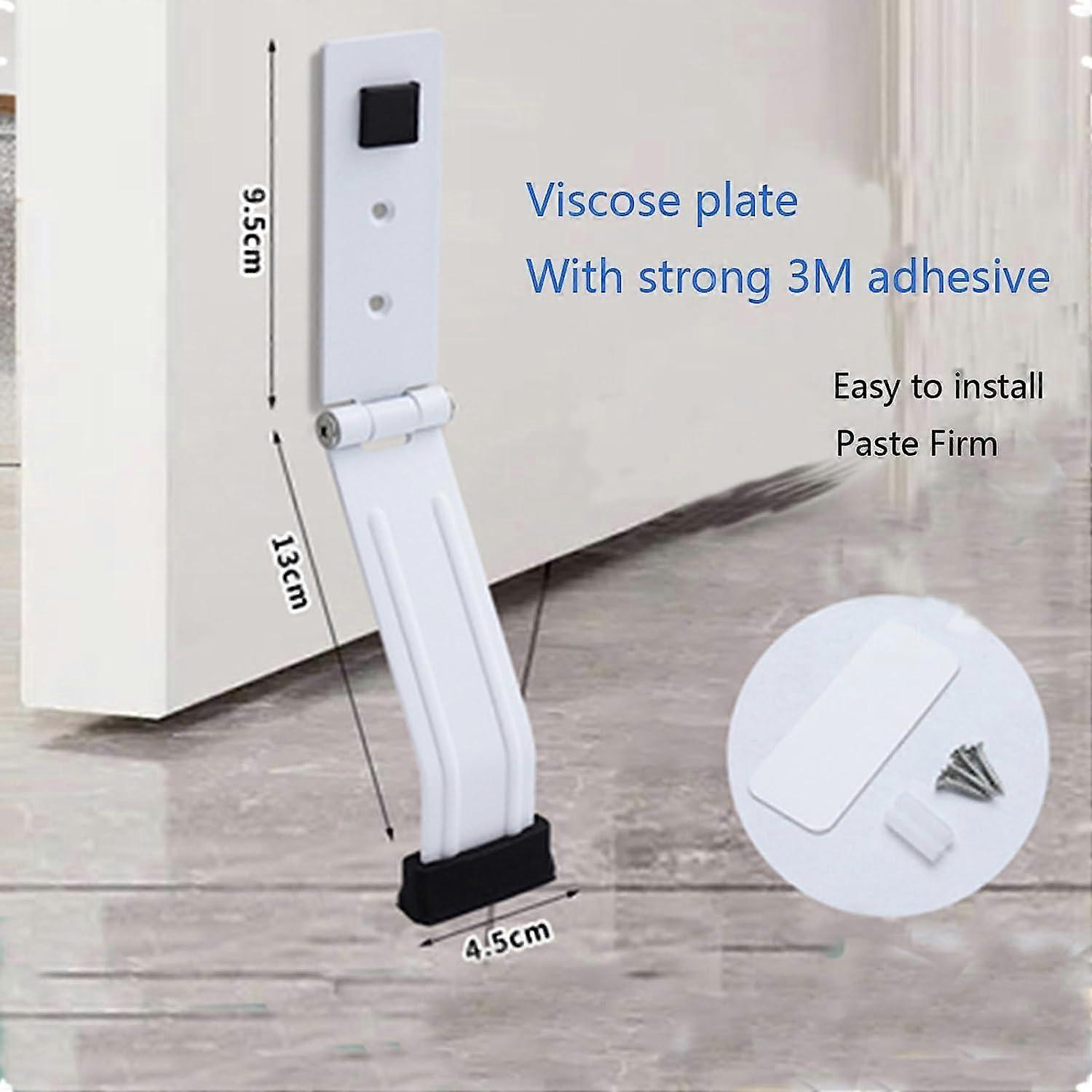 Door Stoppers for Bottom of Door, No Drilling Door Stopper, Door Holder ...