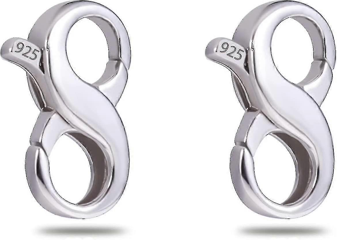 2pcs Double Opening Lobster Clasps, Golden/silver 925 Sterling Silver ...