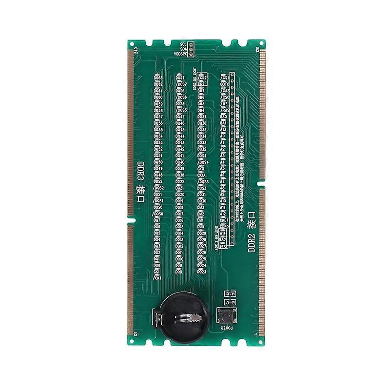 Ddr2 And Ddr3 2 In 1 Illuminated Tester With Light For Desktop Motherboard Integrated Circuits