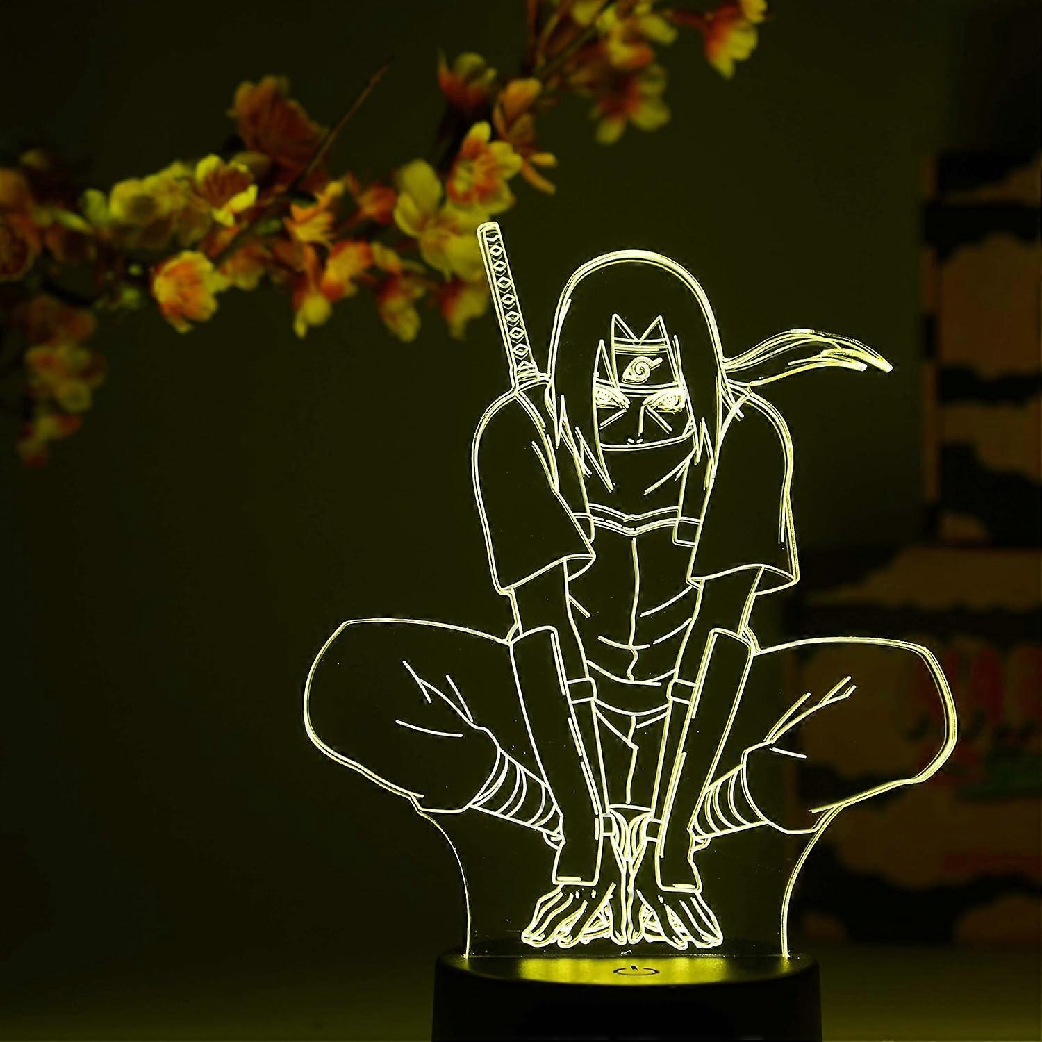 SBSG Itachi Uchiha Night Otaku Lamp Naruto Shippuden Anime Lamp Figure ...