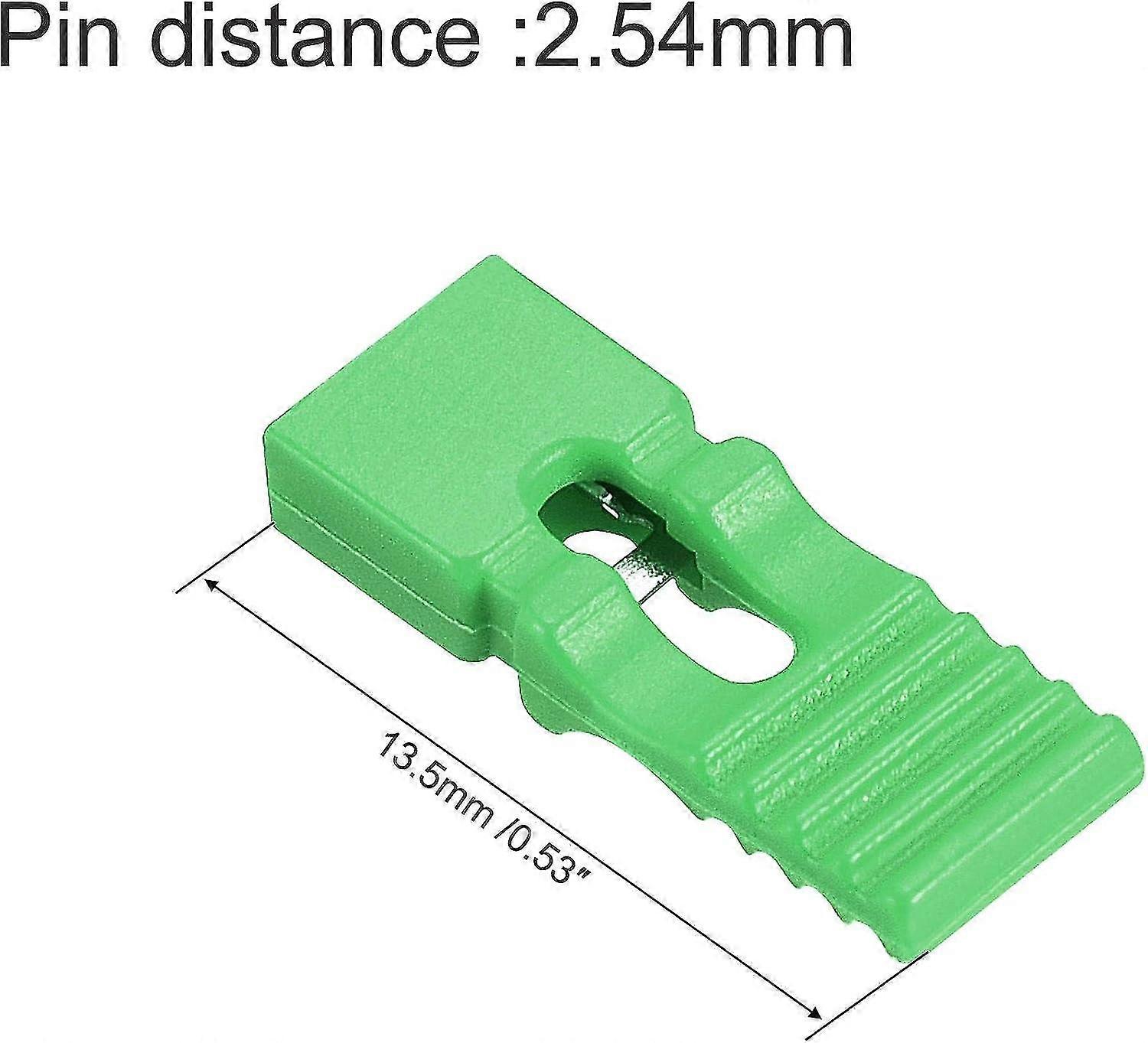 50pcs 2.54mm Pin Header Jumper Cap Lengthened Short Circuit Connection ...