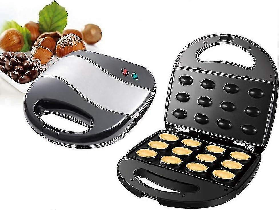 12 Electric Walnut Waffle Maker, Multi-functional Homemade Fruit Drying ...