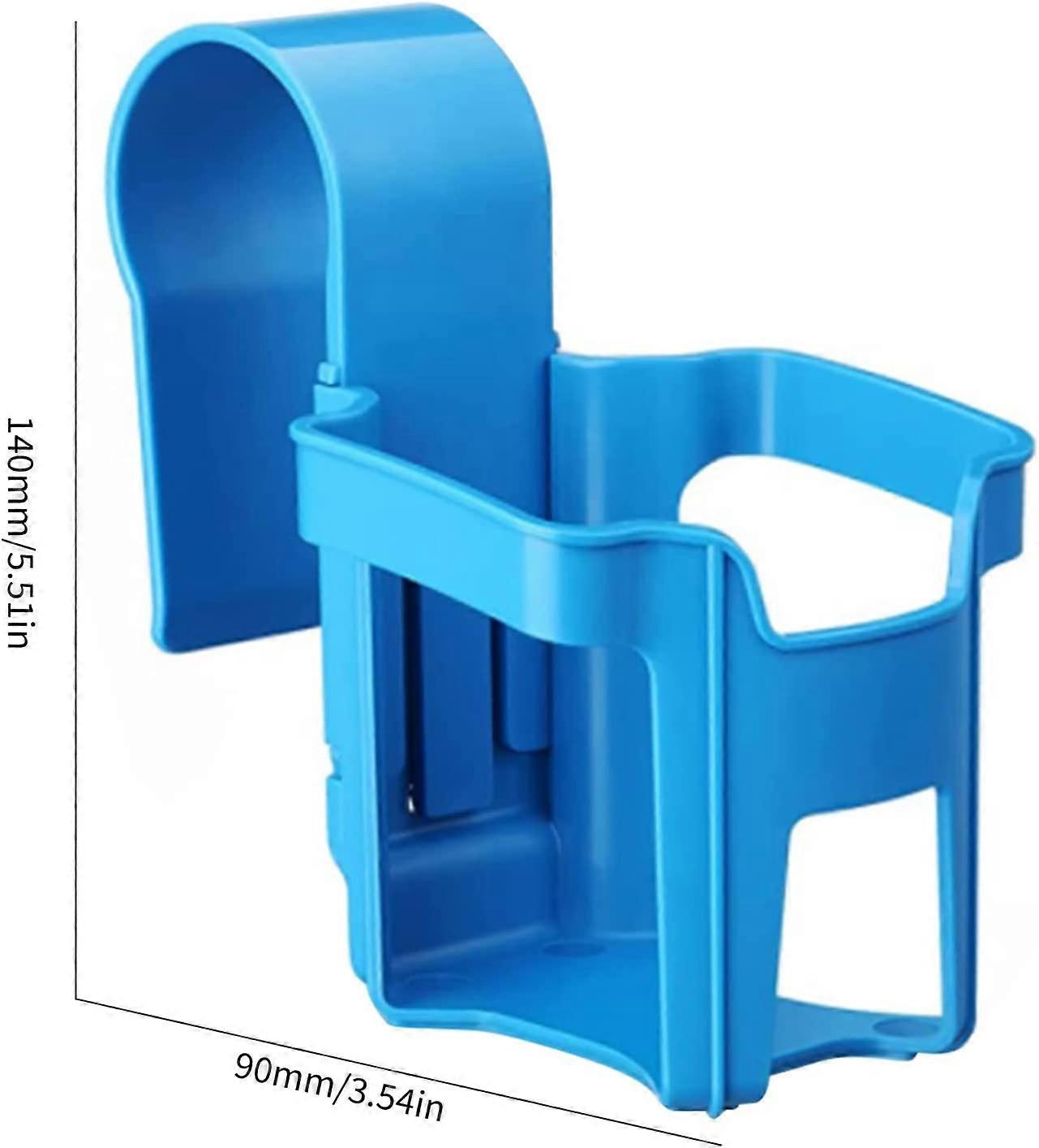 Poolside Cup Holder Sturdy Pool Drink, 2pcs Portable Pool Cup Holder for Drinks, No Spill Above ...