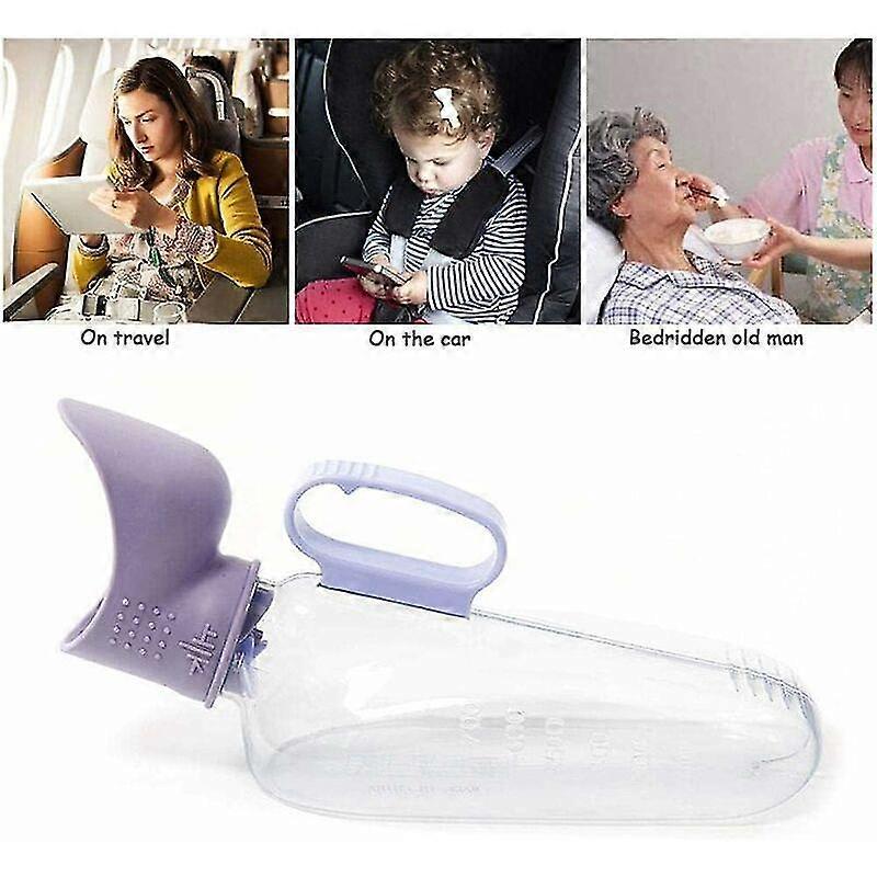 Male Urinals - 32oz Spill Proof Urine Containers, Portable Pee Bottles ...