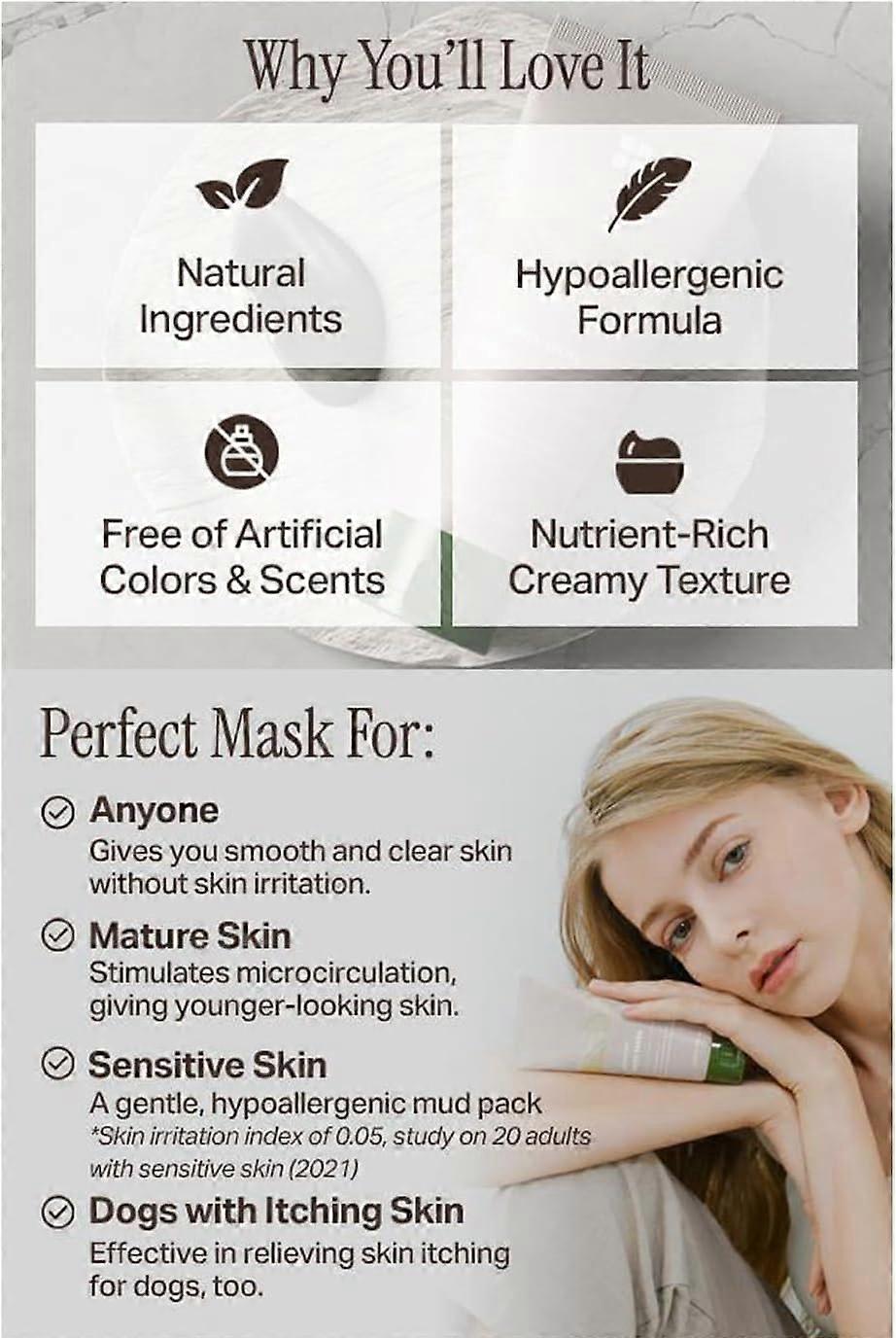 Relief Mud Mask - Deep Cleansing & Hydrating with Boryeong Mud ...