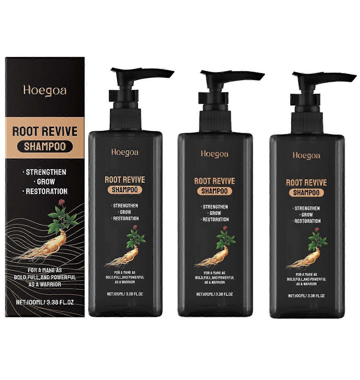 Ginger Root Activator Shampoo, Natural Gray Hair Regrowth Strengthening ...