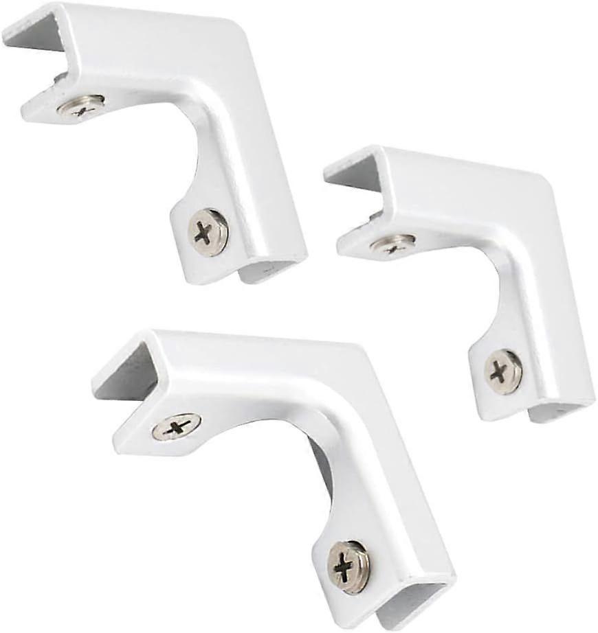 2Pcs Glass Clamp Square Glass Frame 90 Degree Corner L Shape Glass ...