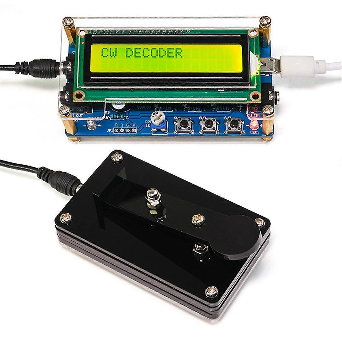 Upgraded CW Morse Code Decoder Finished+Case+Button Kit with Digital ...