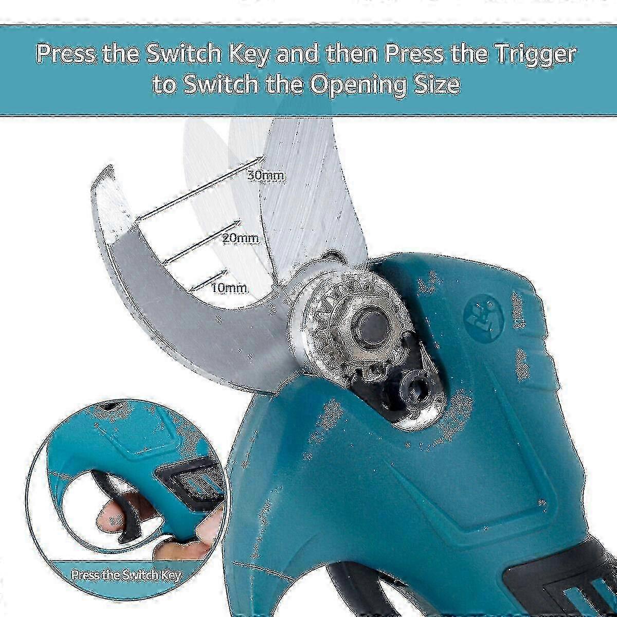 Electric Pruner for Makita 18V Cordless Scissor 40mm Cutting | Fruugo UK