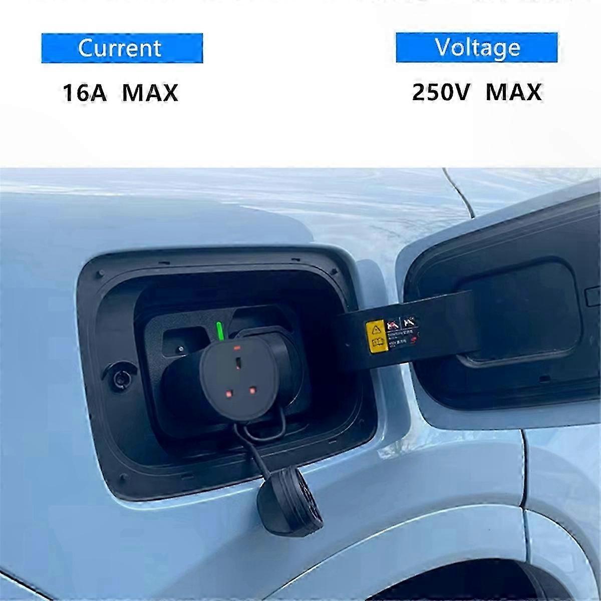 V2L Discharger Type2 EU Plug EV Discharge Cable Adapter for Car Power ...