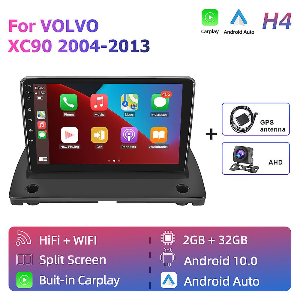 Android Car Radio For Volvo Xc90 2004-2013 Ai Voice Multimedia Video Player Gps Navigation ...
