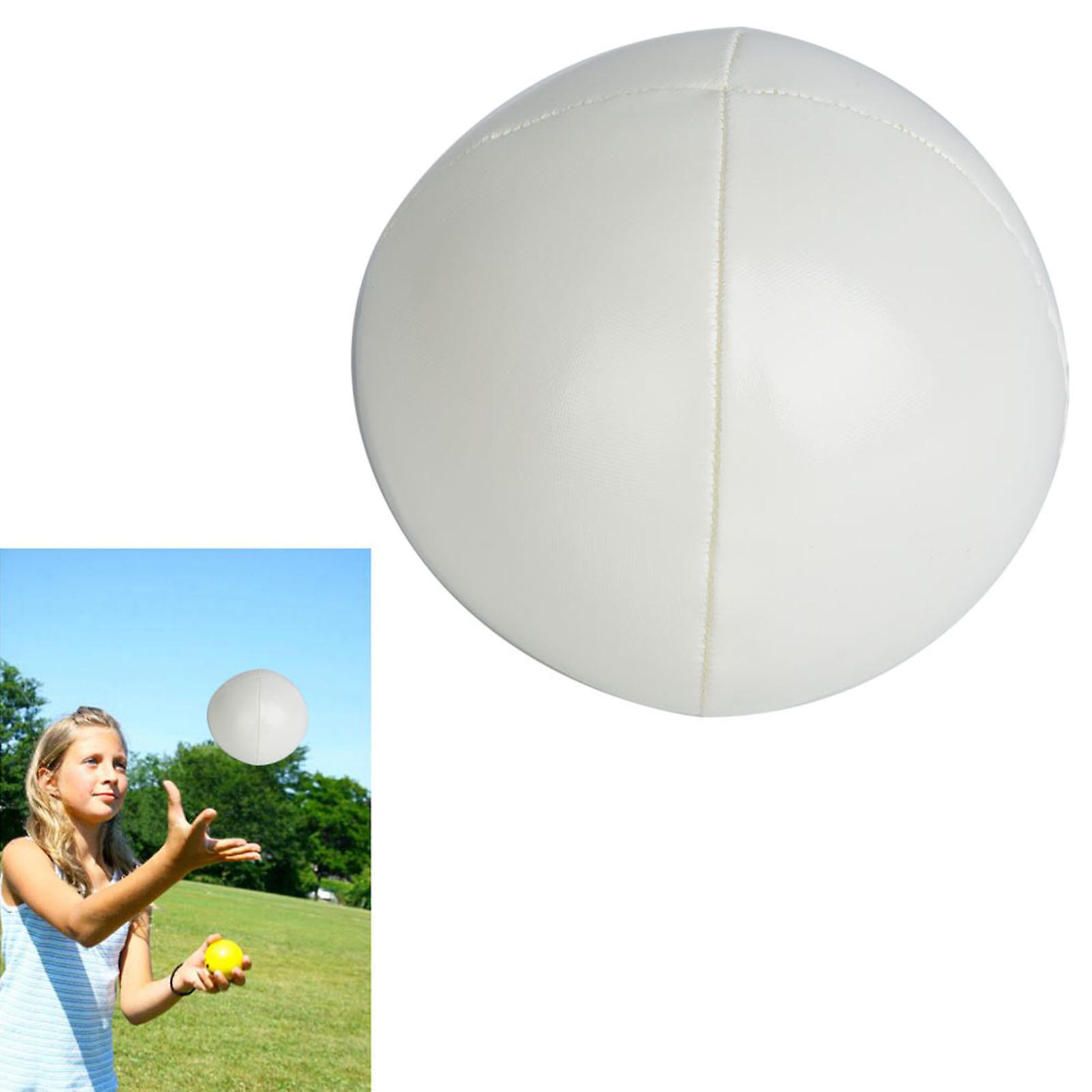 Verdant Touch Juggling Ball Set PU Juggling Balls 3 Pack, White Juggle Ball Set for Beginner ...