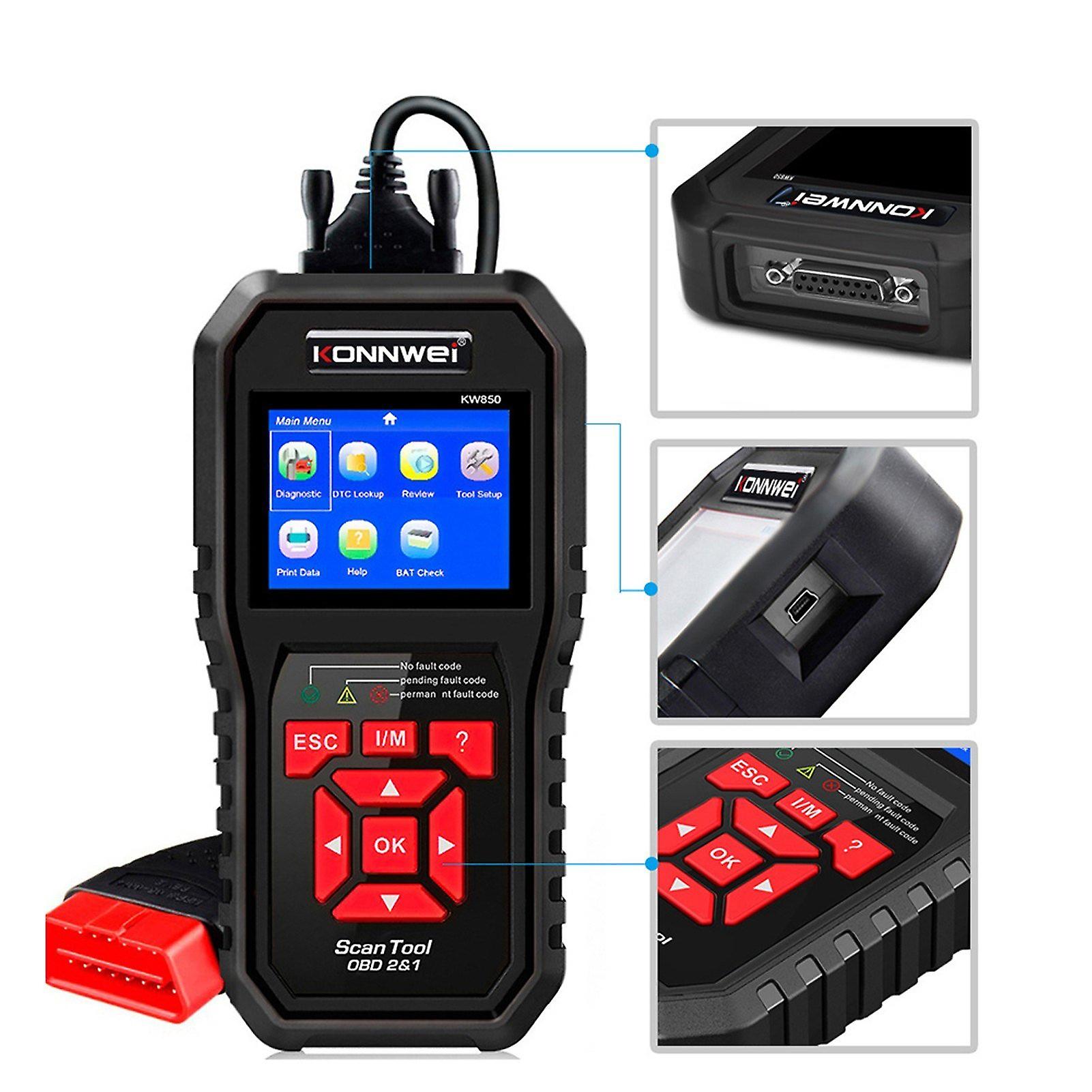 Multifunctional auto diagnostic scanner tools car tool check engine ...