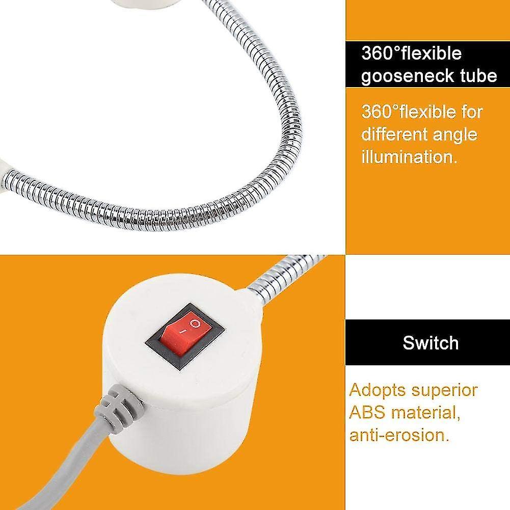 30 Led Sewing Machine Light Working Gooseneck Lamp With Magnetic Base ...