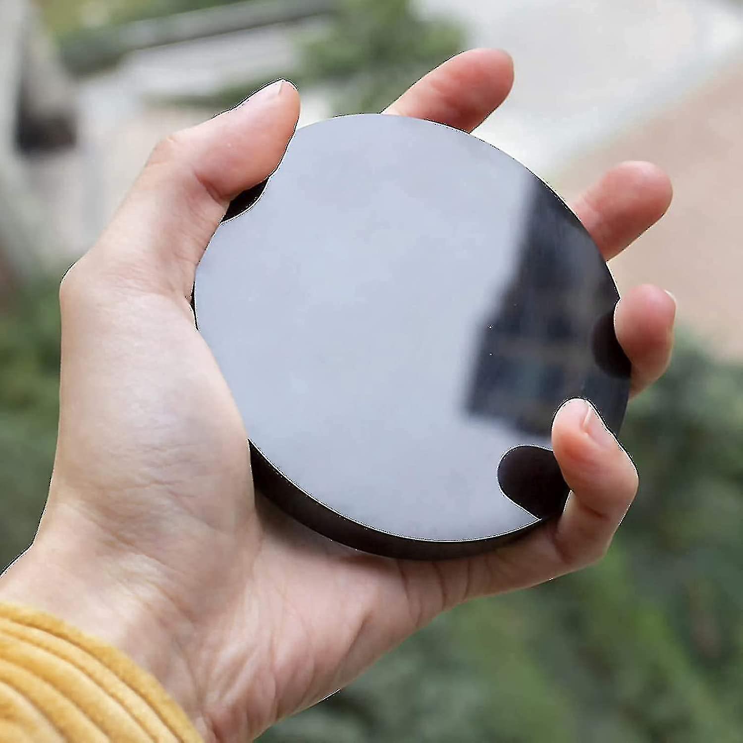 Black Obsidian Scrying Mirror, Natural Black Obsidian Scrying Mirror ...