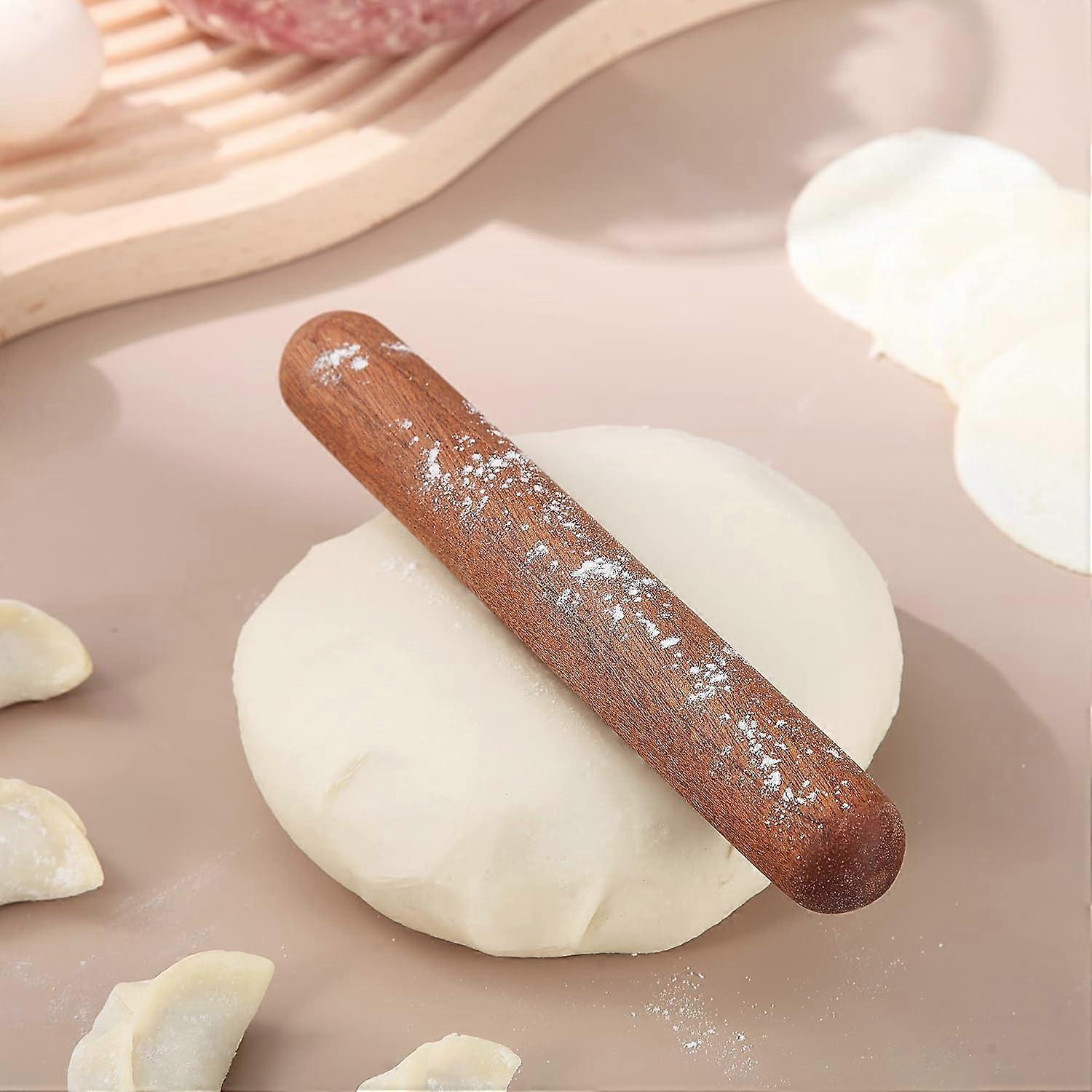 Rolling Pin for Baking, Wood Dough French Rolling Pins Pizza Dough ...