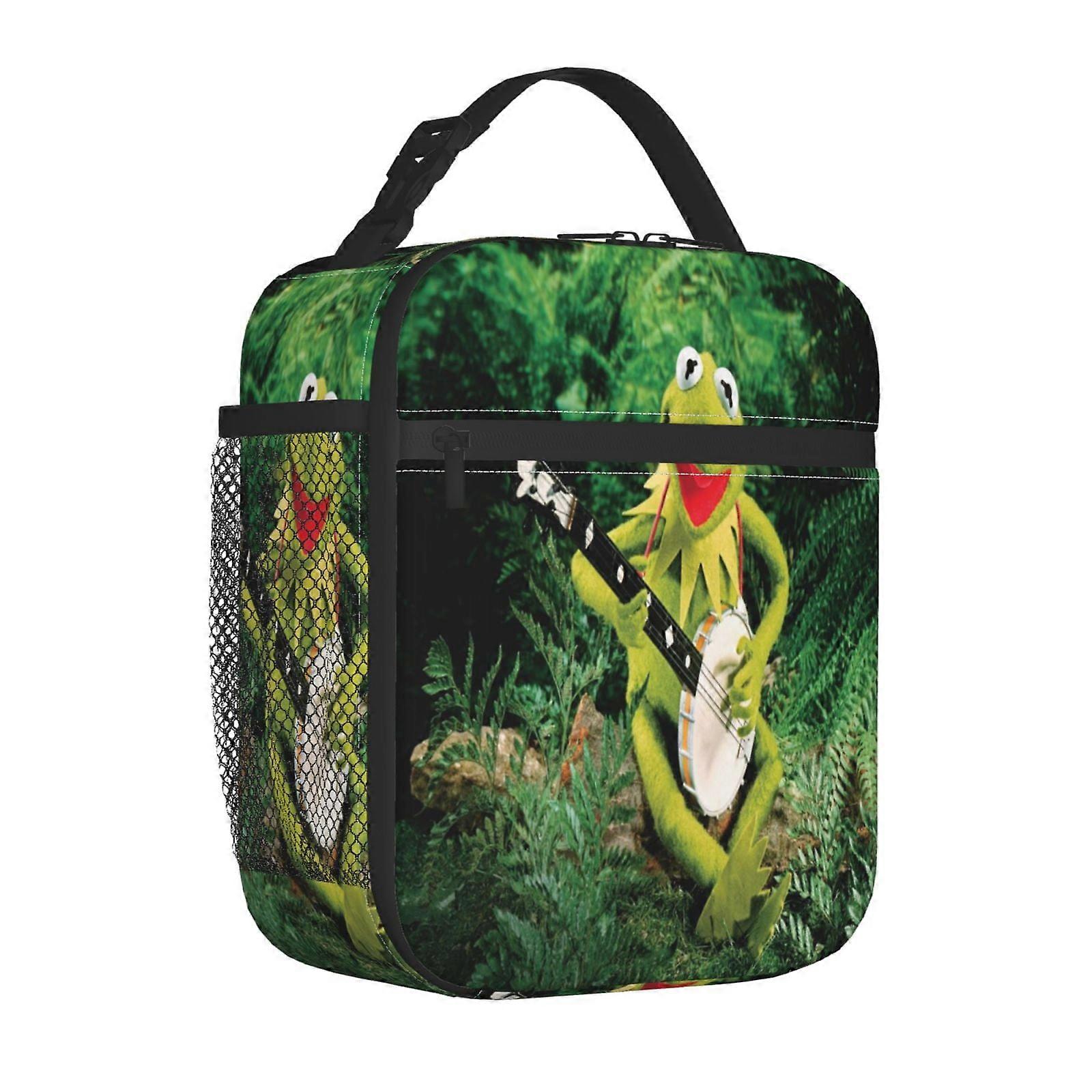 Anime Cartoon Kermit The Frog Lunch Box - Insulated Lunch Bag For Girls ...