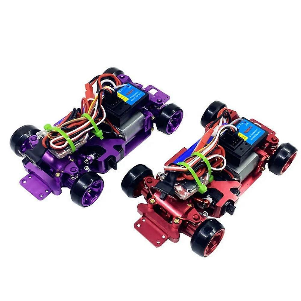 2.4G Metal 1/28 RC Car Frame Mosquito Drift Racing Car with Battery ...