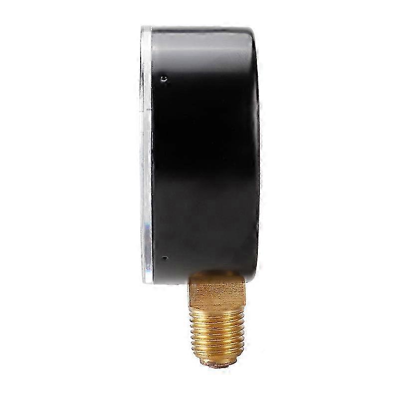 Pressure Gauge, 0-100 psi/0-7 bar, Rust-free iron casing, 1/8" BSPT ...