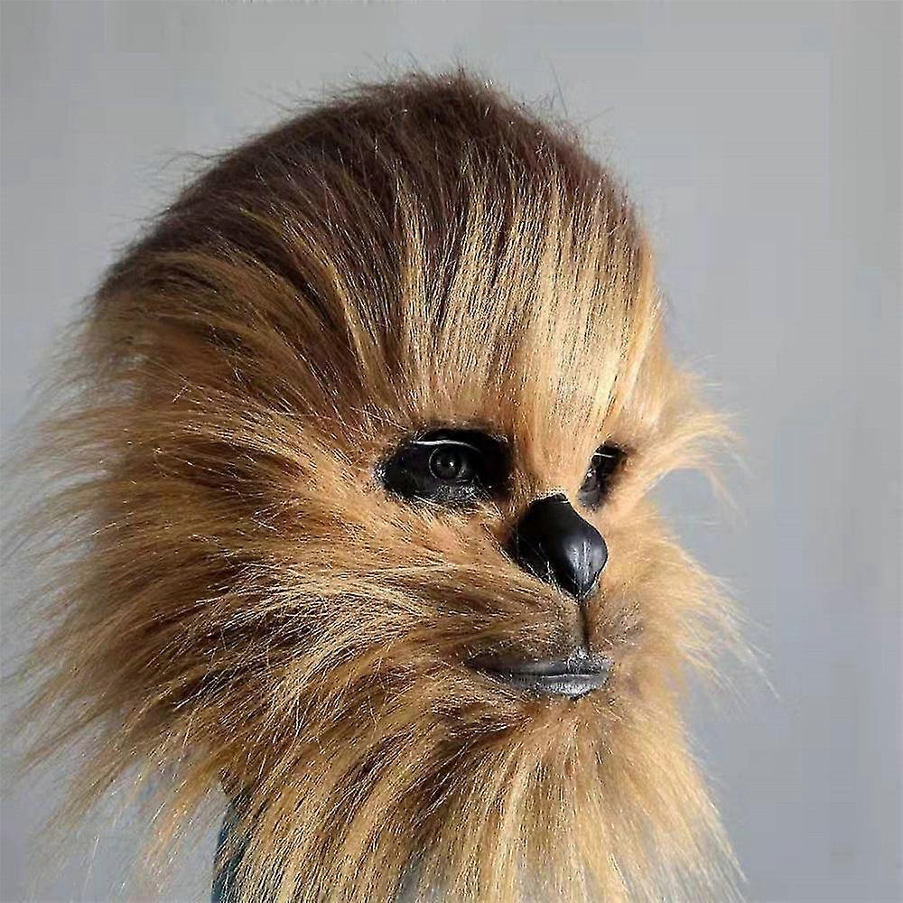 Star Wars Chewbacca Cosplay Full Head Mask Chewie Halloween Carnival ...