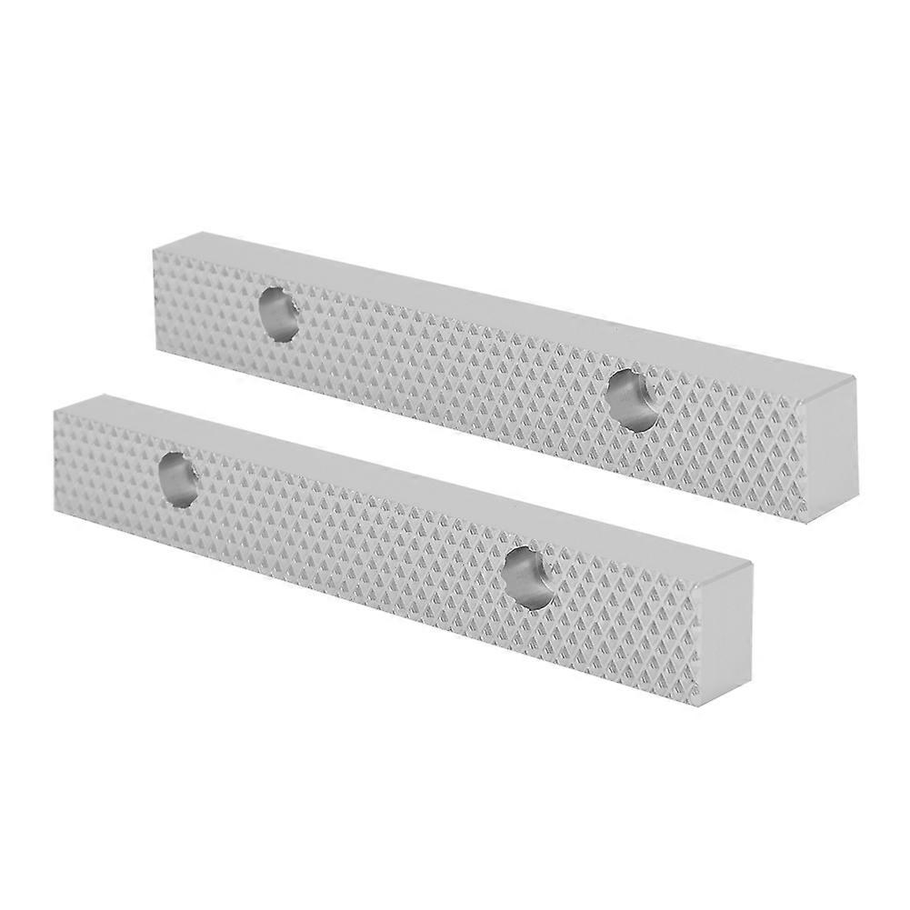 Vise Jaws Vice jaw pad with 1/2 W 3/4H 1/2T OFFSET WITH 3 C-C With 4 ...