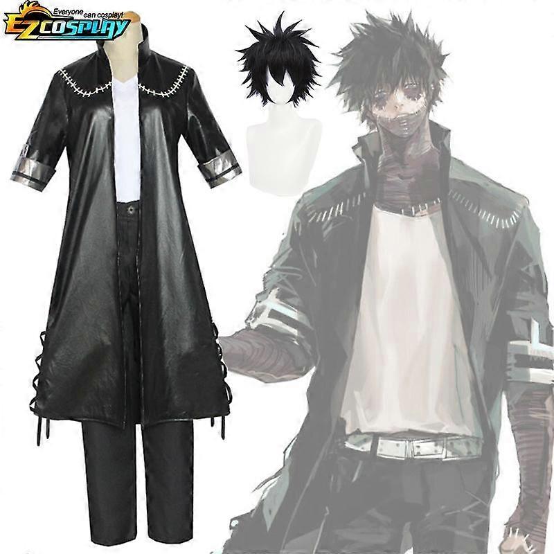 My Hero Academia Cosplay Costume Dabi Cosplay Black Coat Jacket Uniform ...