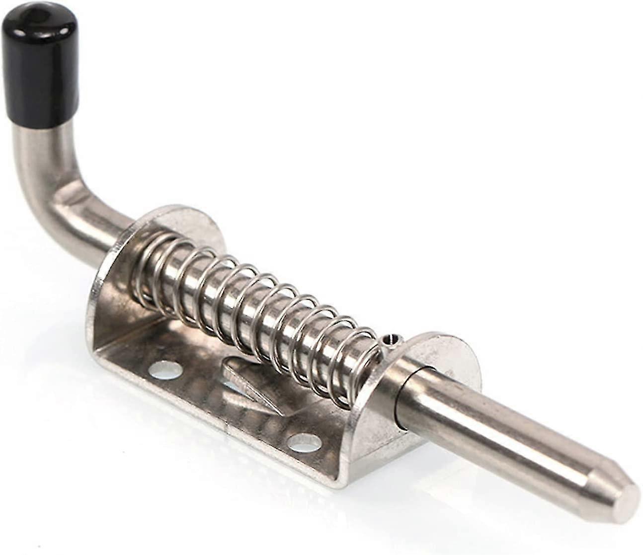 Spring Latch Stainless Steel Sliding Bolt Garage Door Lock Shed Door ...
