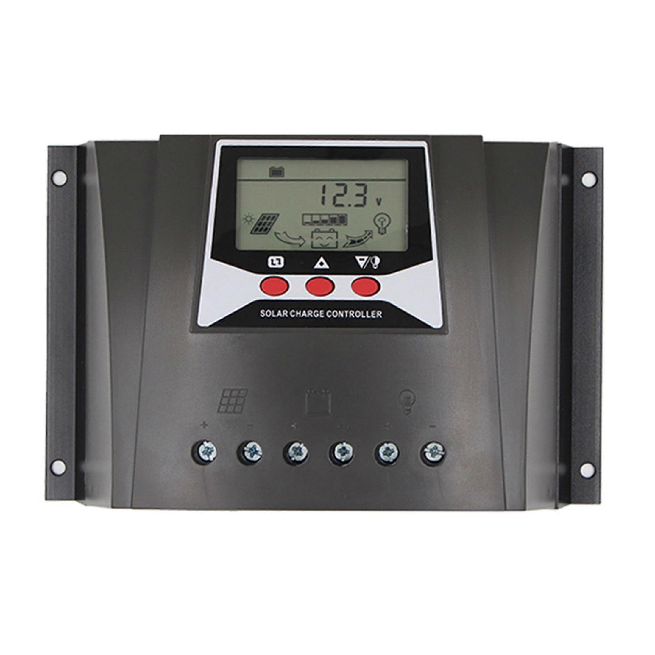 Solamr 50a 60a solar charge controller 12v/24v/36v/48v automatic identification voltage ...