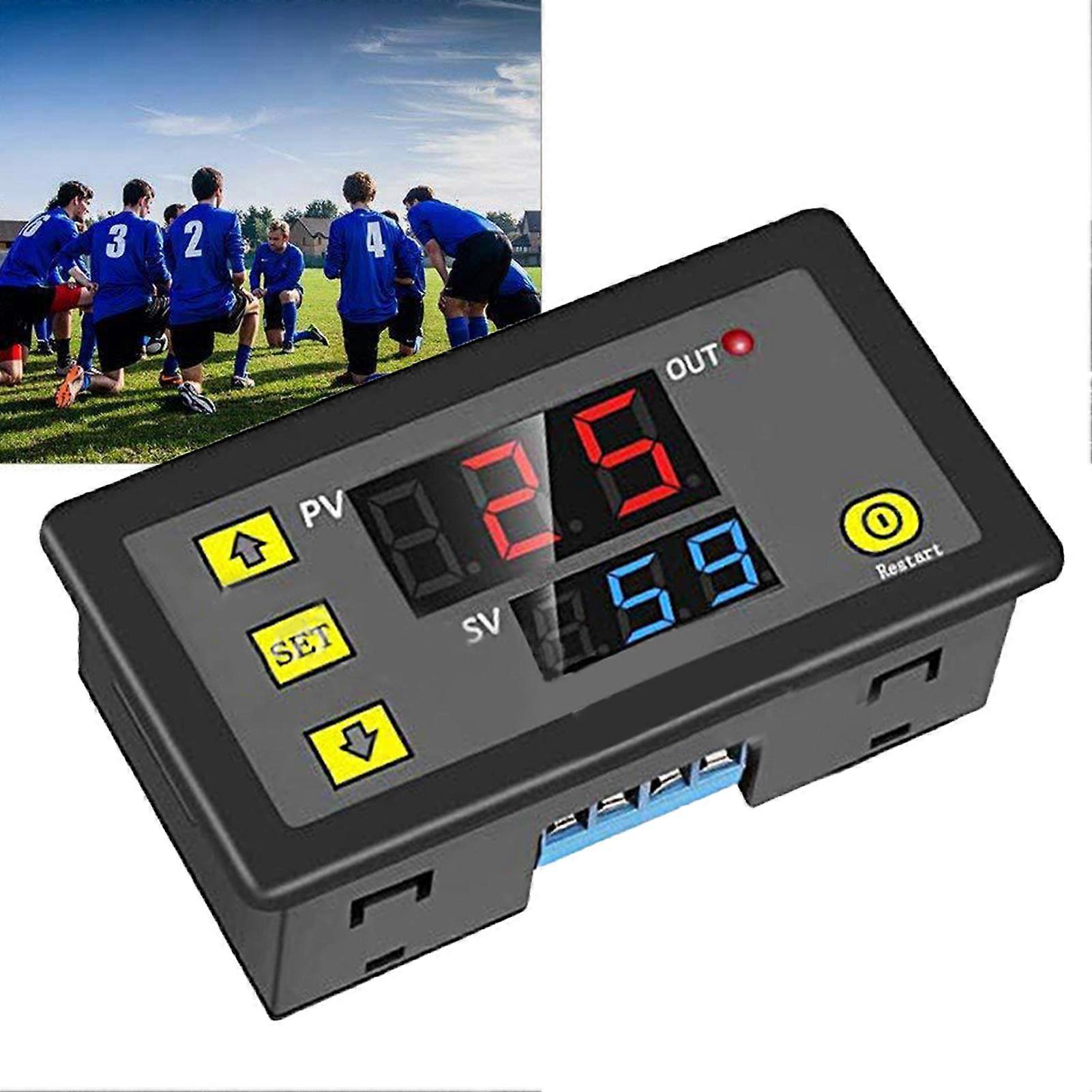 Relay Module Timing Cycle Delay Switch Digital Display Voltage Tester ...