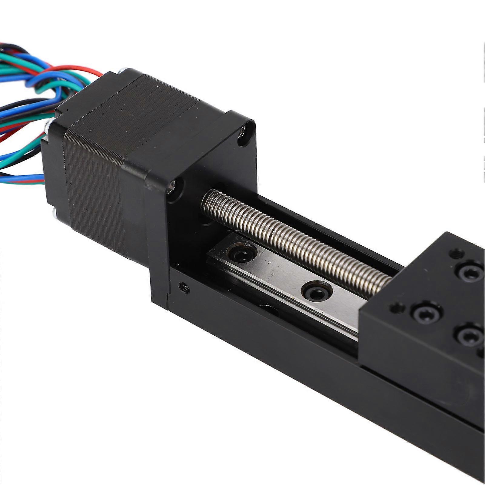Mini Linear Rail Guide Slide Actuator 28 Stepper Motor 100mm Stroke DIY ...