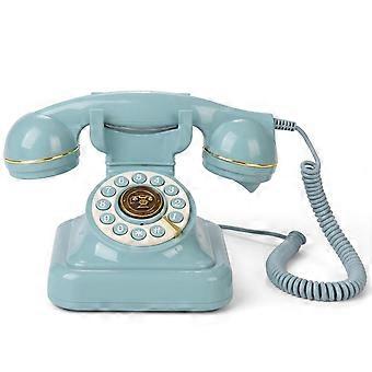 Retro Style Wired Dial Telephone Plug-in Home Fixed Landline Antique ...