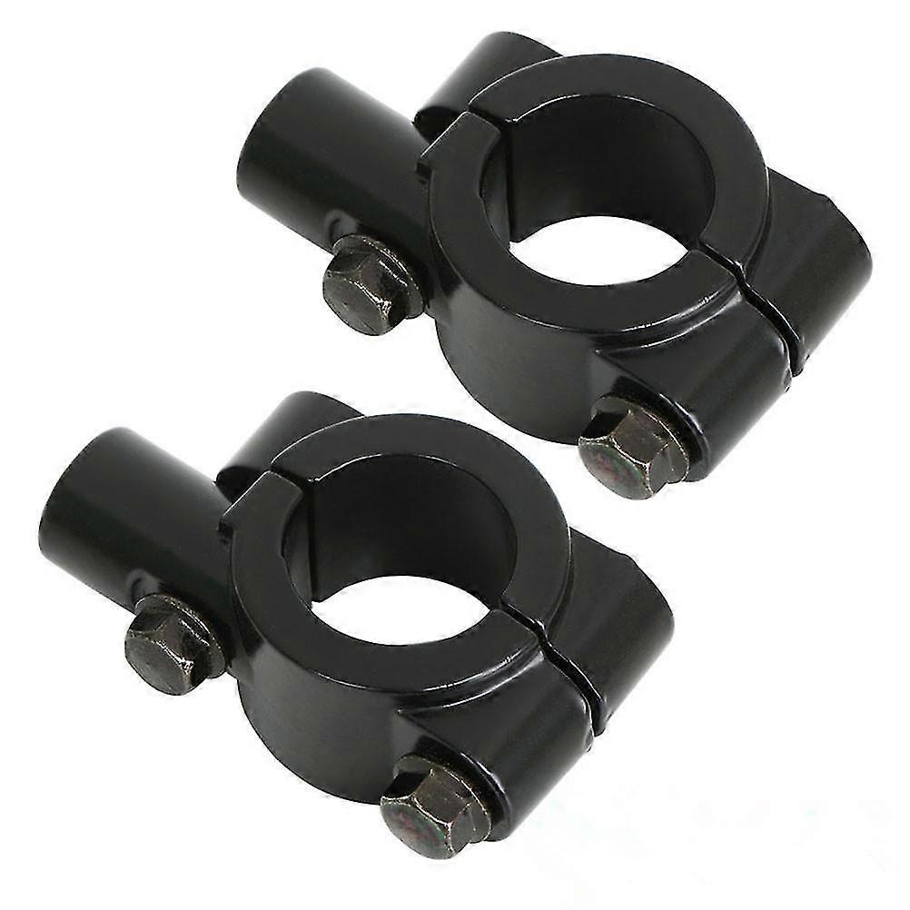2 Pcs Bike Mount Atv Handlebars Motorcycle Handlebar Mirror Mounts ...