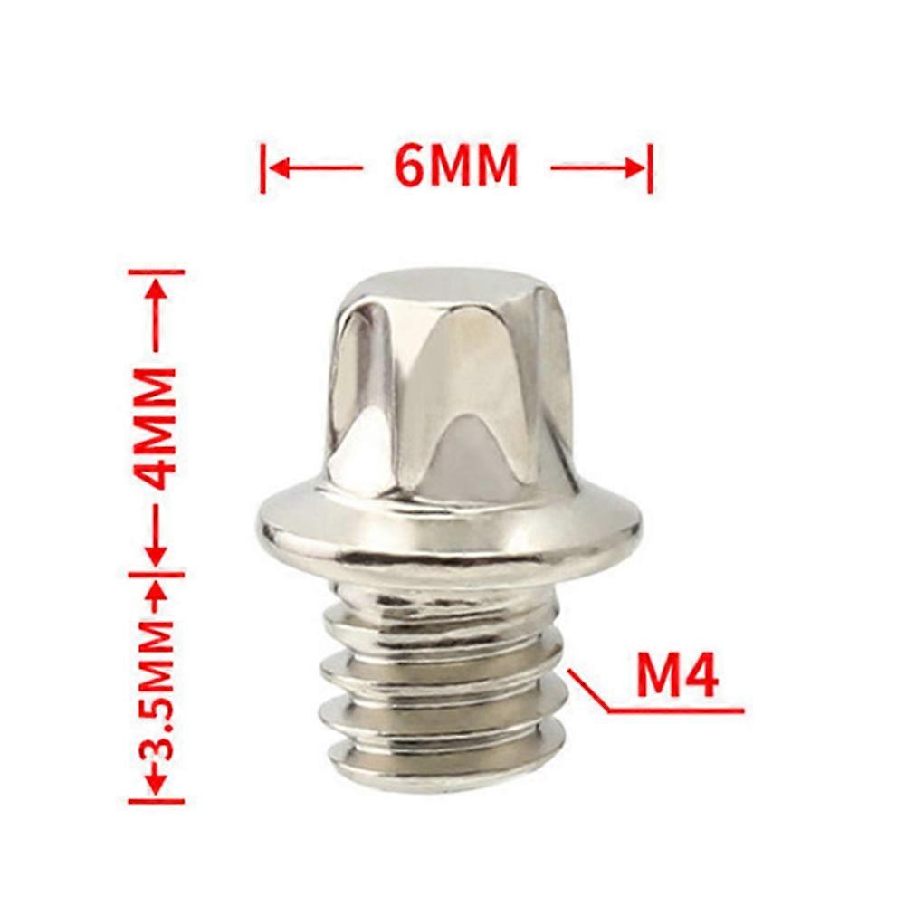 50Pcs Road Folding Bike Pedal Anti- Nail Replacement Screws Pins Bolts ...