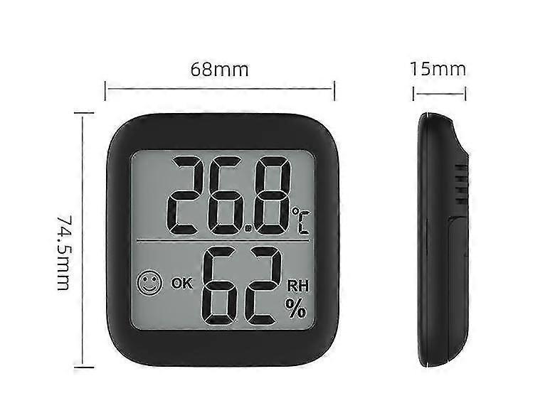 Humidity Gauge, Max Indoor Thermometer Hygrometer Humidity Meter ...